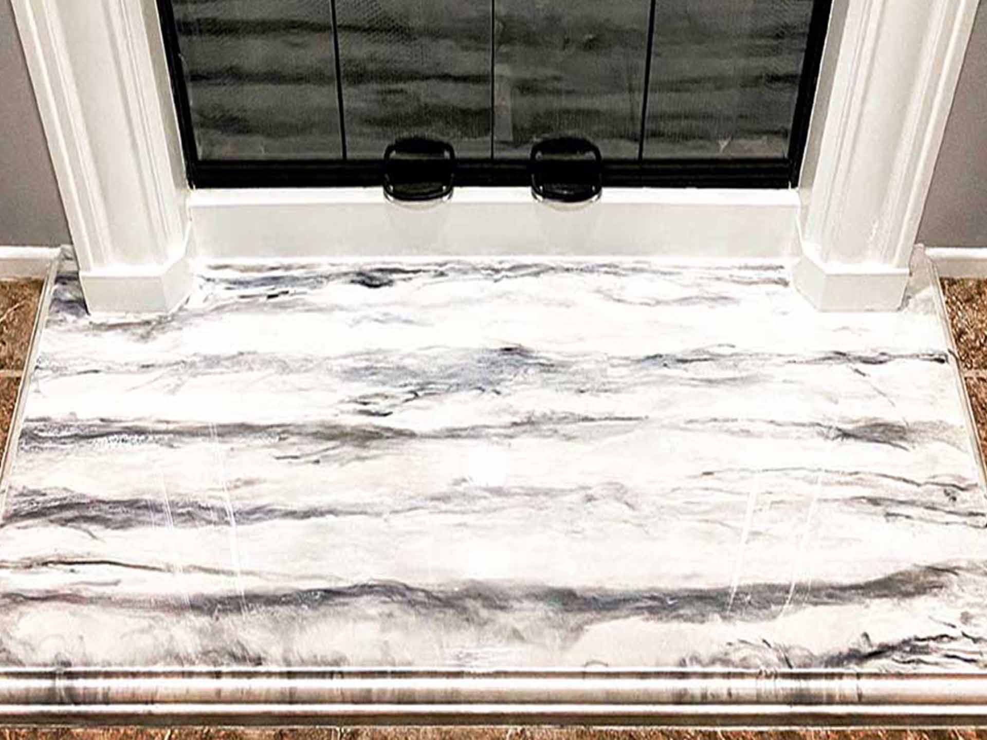 Epoxy Fireplaces, Not Just for Countertops - East Houston